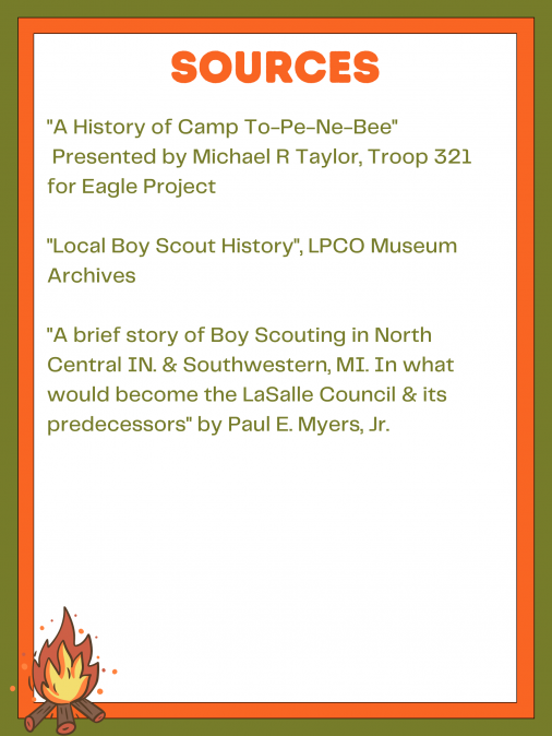 Camp ToPeNeBee - La Porte County Historical Society Museum