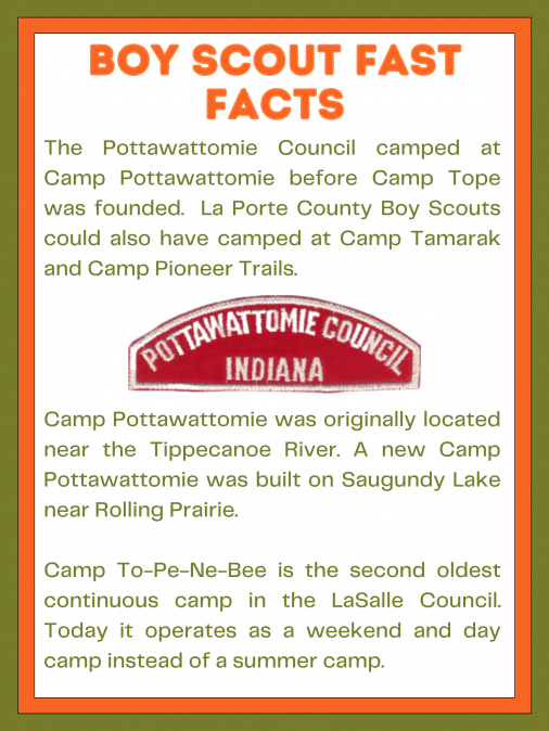Camp ToPeNeBee - La Porte County Historical Society Museum